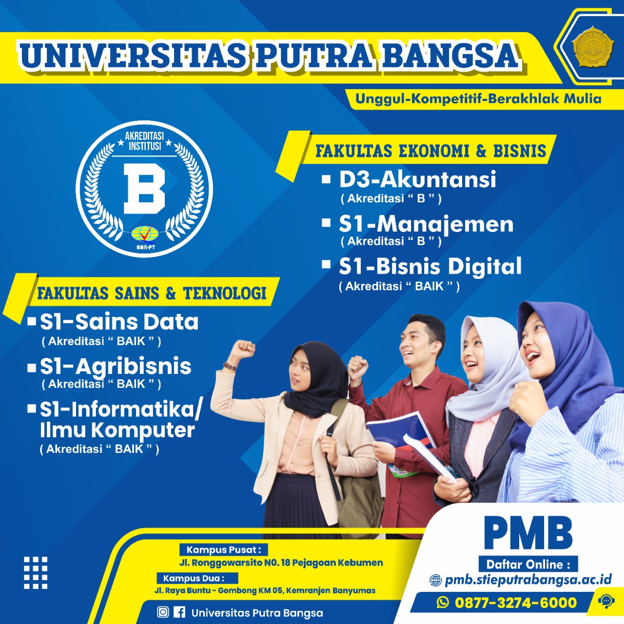 UNIVERSITAS PUTRA BANGSA – Kebumen24.com